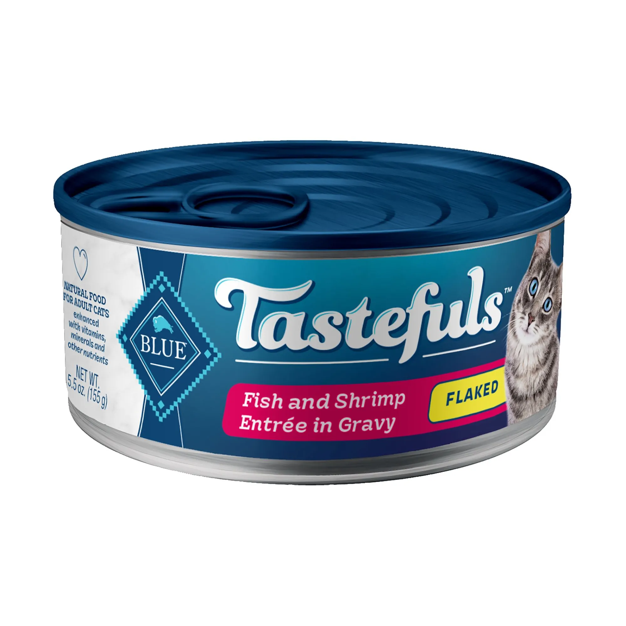 ® Tastefuls™ Flaked Wet Cat Food - Natural, Fish & Shrimp>Blue Buffalo ...