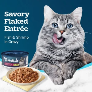 ® Tastefuls™ Flaked Wet Cat Food - Natural, Fish & Shrimp>Blue Buffalo ...