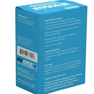 Eye and Ear Wipes with Hypochlor for Dogs and Cats>PetEyez Best ...