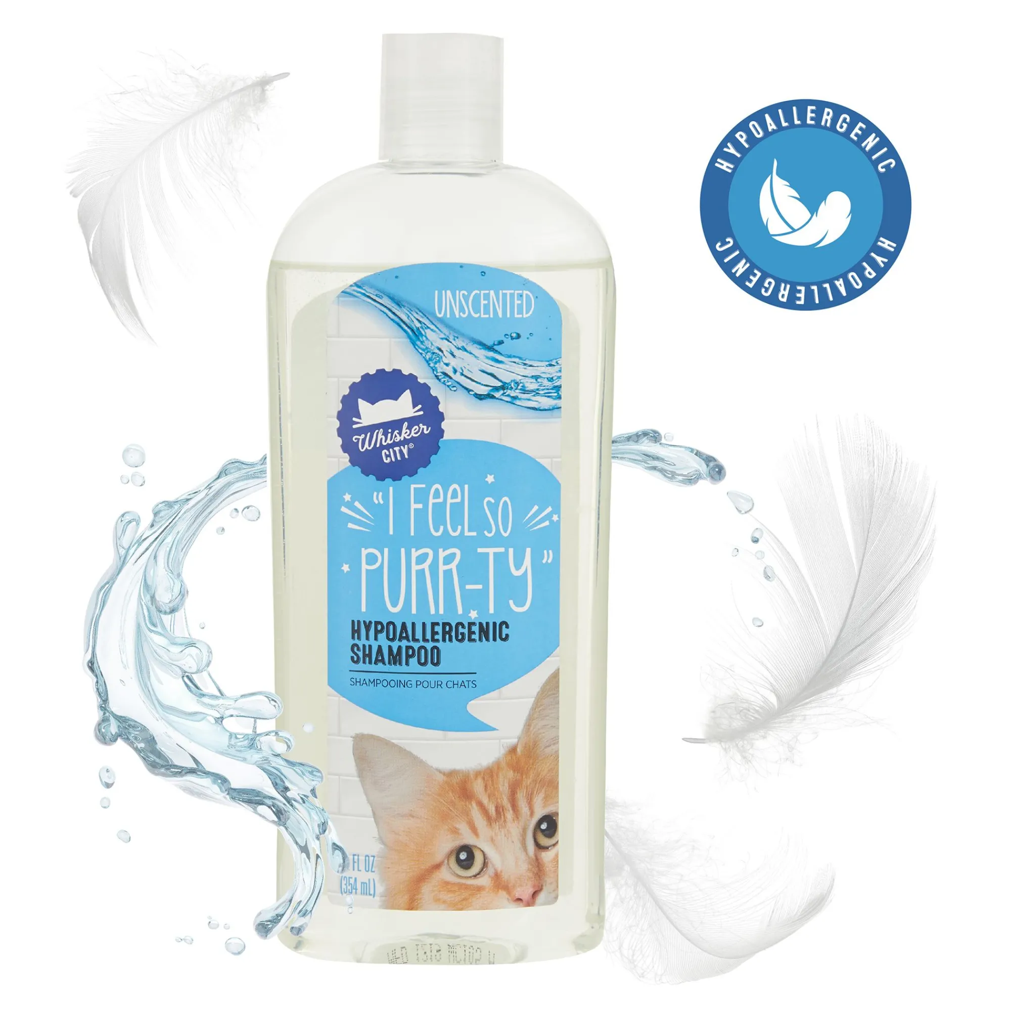 ® Cat Hypoallergenic Shampoo - Unscented>Whisker City Fashion ...